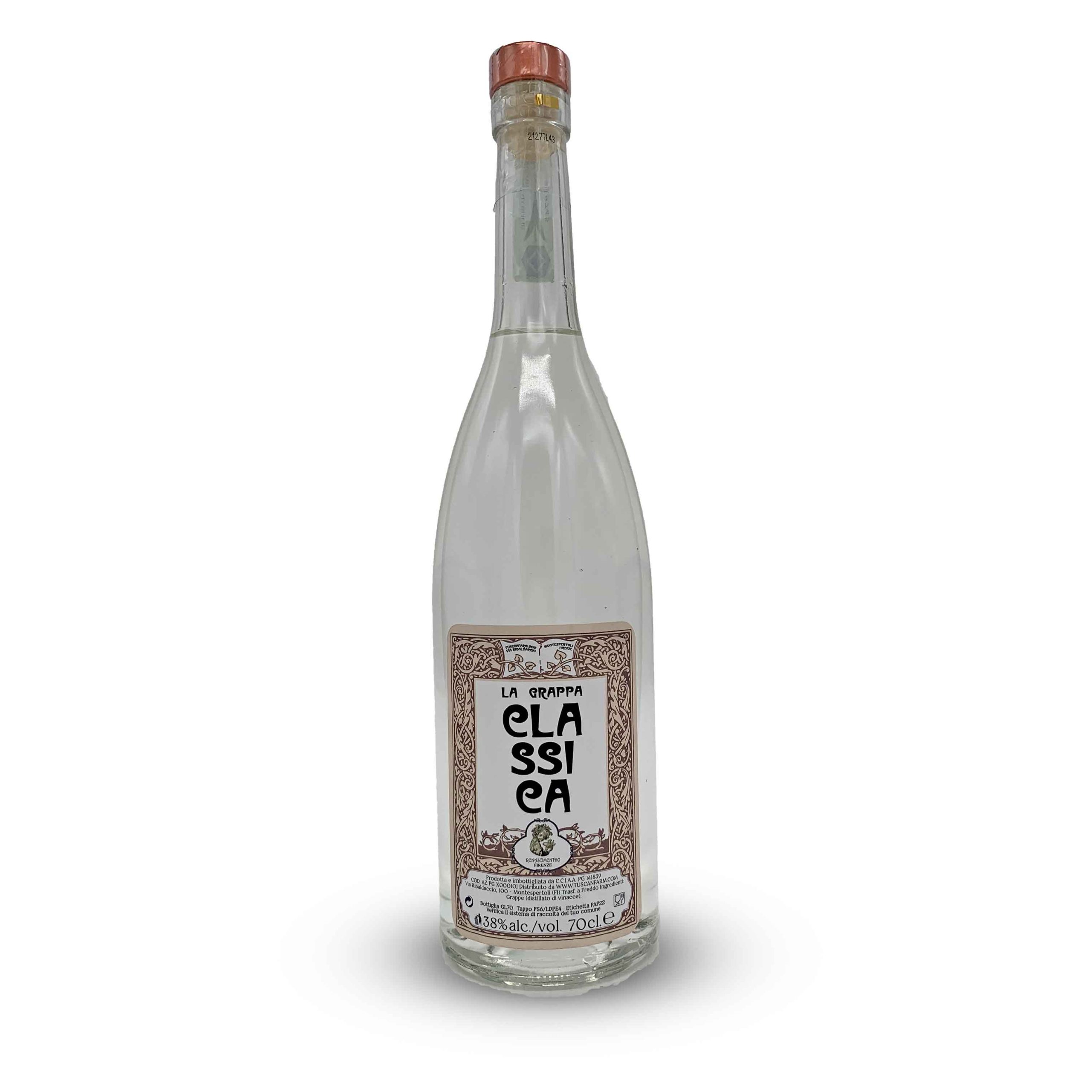 Grappa classica della casa 70cl - Vendita prodotti tipici toscani ...